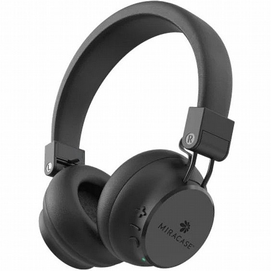 אוזניות Bluetooth סטריאו מדגם MANC-300 מבית Miracase (צבע שחור ...