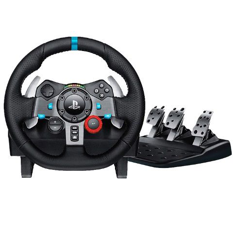 הגה מירוצים עם דוושות מדגם Driving Force G29 מבית Logitech לקונסולות ...